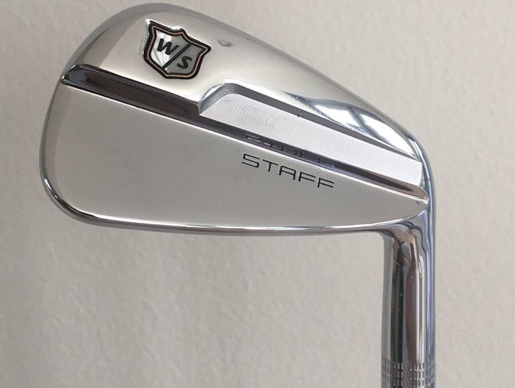 Brendan Steele shows off prototype Wilson Staff driving iron on ...