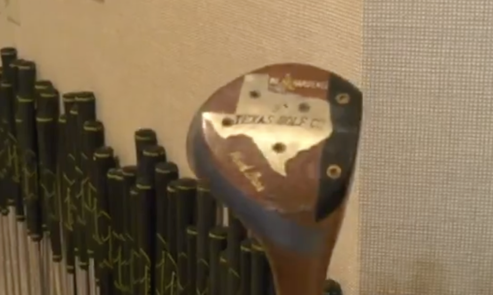 Take a look at the last persimmon driver used by golf legend to win the ...
